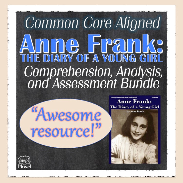 Anne Frank Diary of a Young Girl Novel Teaching PACKET | DISTANCE LEAR ...