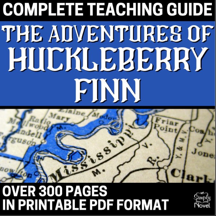 The Adventures of Huckleberry Finn (Huck Finn) Novel Study Unit - 300 ...