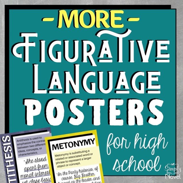 Figurative Language ELA Posters for High School – Simply Novel