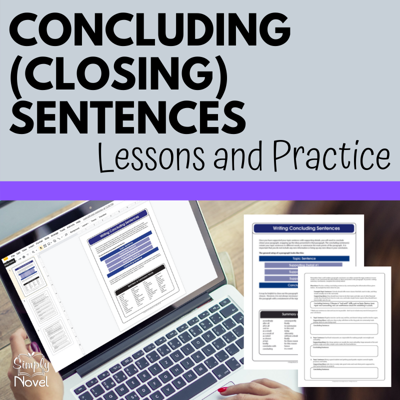 Writing Concluding (Closing) Sentences, Restatement and Summary Senten ...