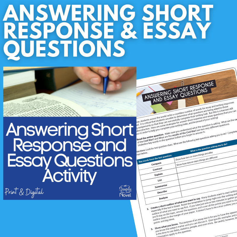 Teaching the Essay Writing Process - Essay Writing Basics Bundle ...